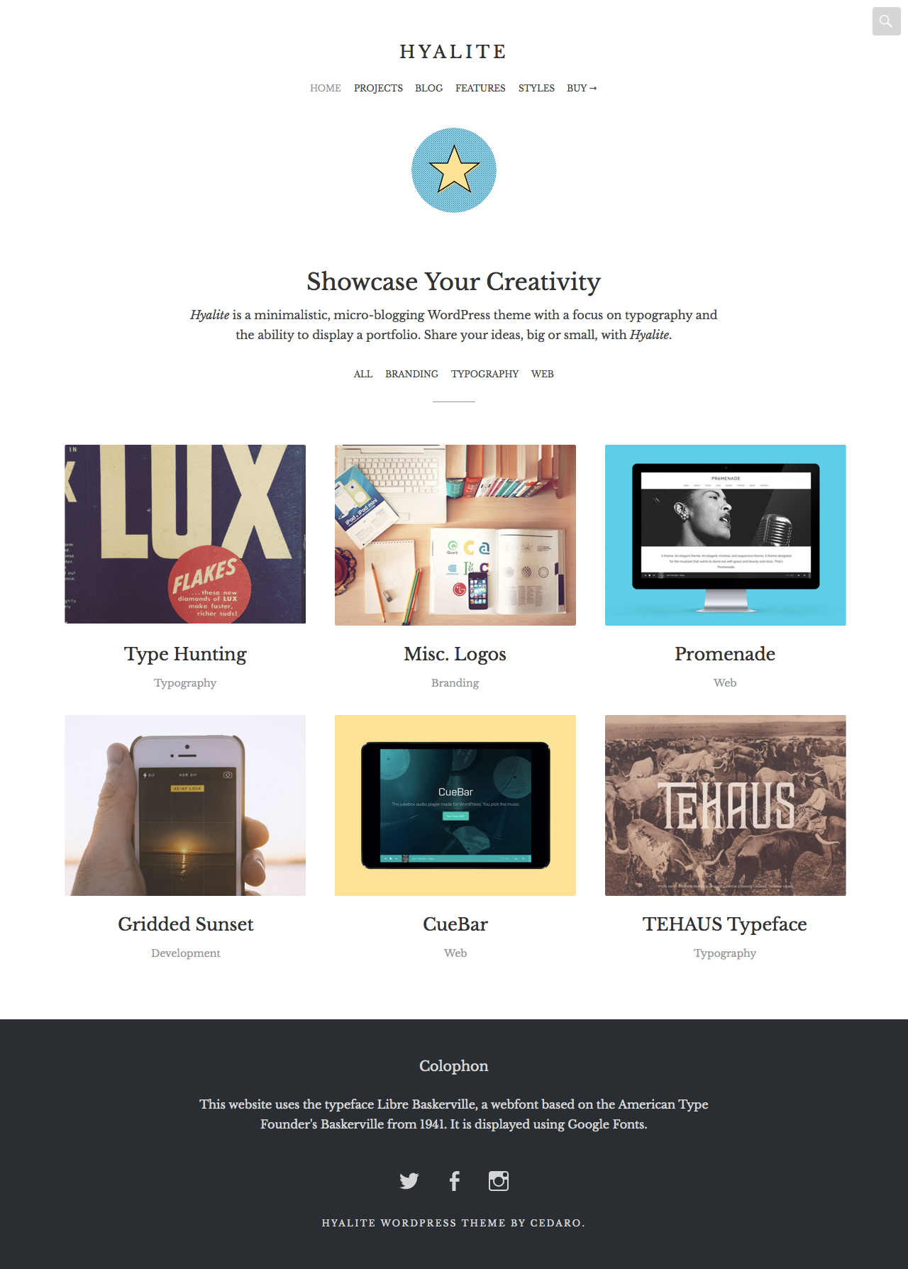 Hyalite Support ~ Cedaro